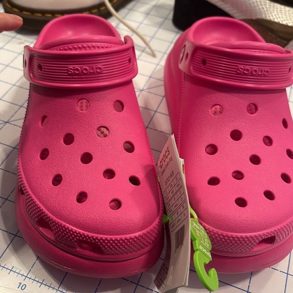 CROCS | Shoes | Crocs Classic Crush Clog Hot Pink | Poshmark